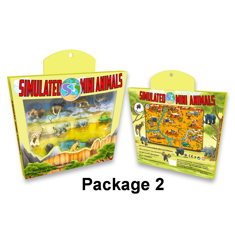 โมเดลสัตว์เหมือนจริง Safari Mini (Animal Figure) สามารถเล่นคู่กับ ...