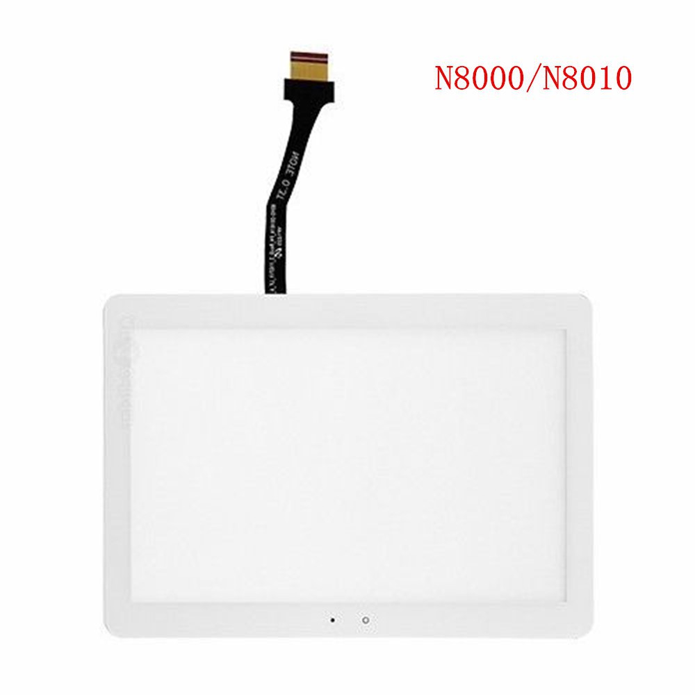 หน้าจอสัมผัสสีขาวขนาด 10.1 นิ้วสำหรับ Samsung Galaxy N8000 N8010 - sws ...