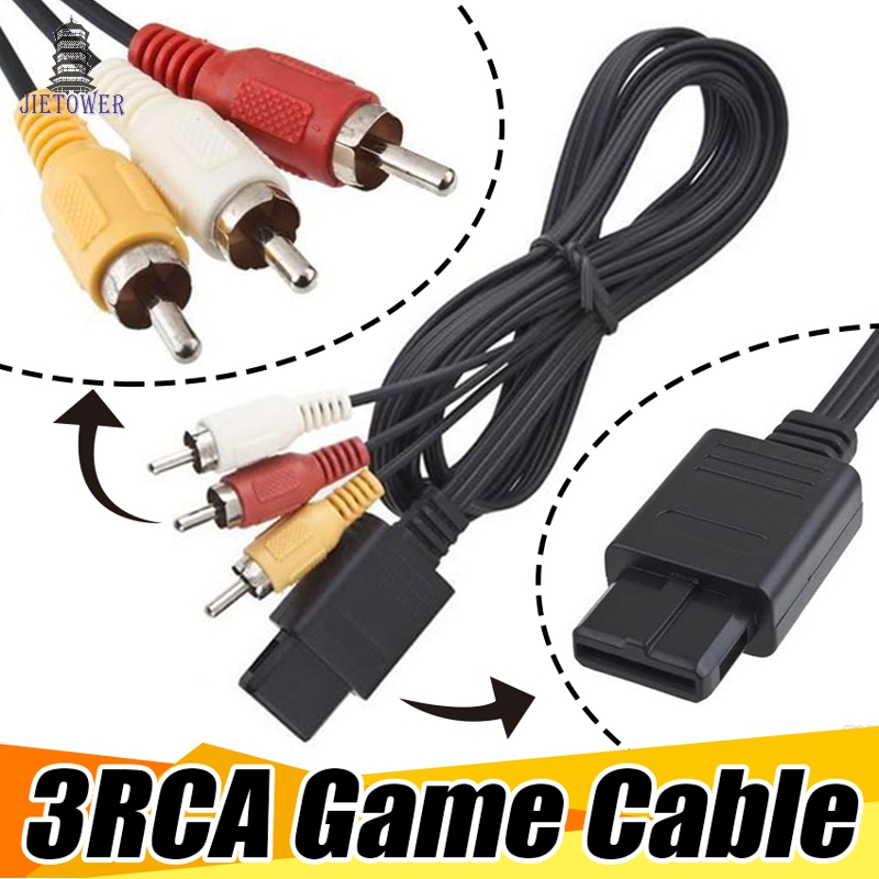 300pcslot NEW 6 Audio TV Video Cord AV Cable to RCA 64 for Super ...
