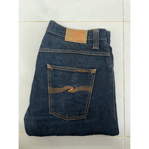 กาวเกงยีนส์ Nudie Hank Rey Recycle Dry แท้ สวยๆ สภาพดี - onizukapai ...