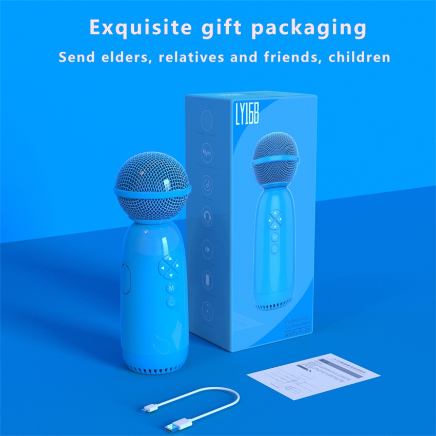 BWireless Bluetooth Condenser Microphone Small Giant Egg Microphone ...