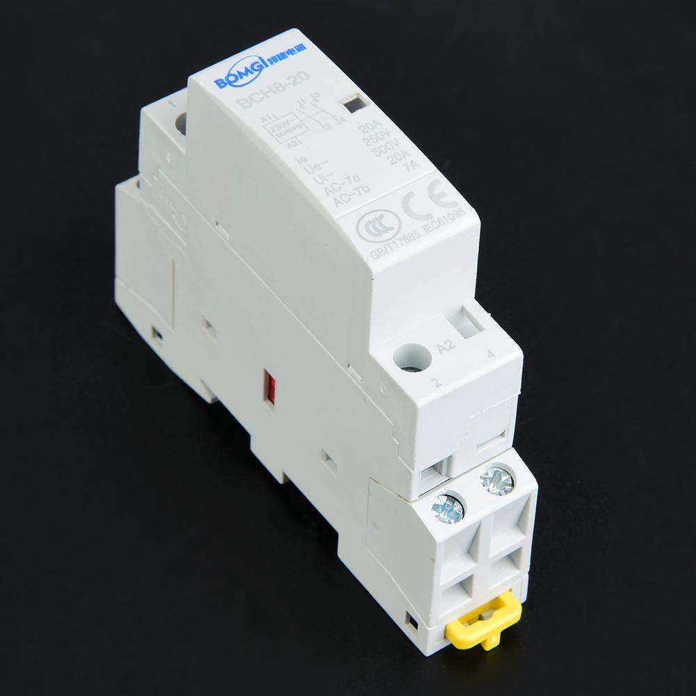 Contactor Mount Household AC Rail DIN 2NO 2P 220V/230V 24V 20A 50/60Hz ...