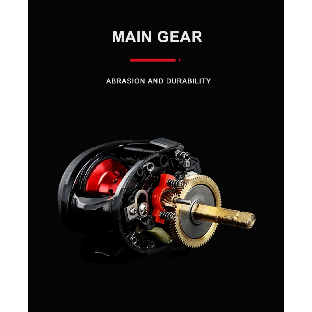 Abu Garcia BLACK MAX3 BMAX3 Baitcasting Fishing Reels 4+1BB Gear Ratio 6.4:1 Max Drag 8kg Reel ...