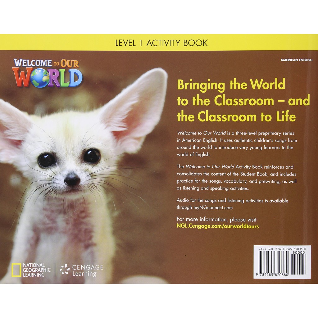 Welcome to Our World1-3 Activity Book with AudioStudent Book with ...
