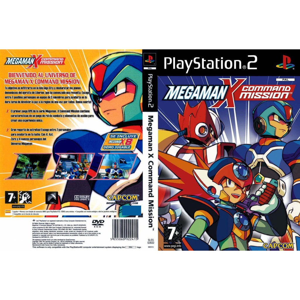 Rockman X Command Mission PS2 ISO (NTSC-J) (MG-MF) | Shopee Thailand