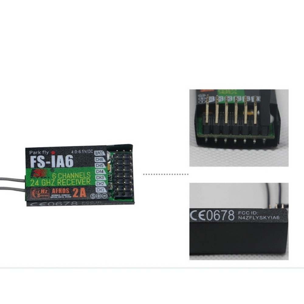 FlySky FS-i6 2.4G 6CH AFHDS RC Transmitter With FS-iA6 FS-iA6B Receiver ...