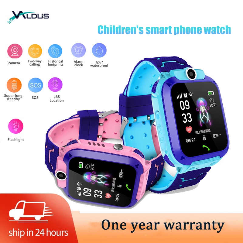 Kids Smart Watch 2022 Q12 Smartwatch For Children SOS Phone Watch Watch ...