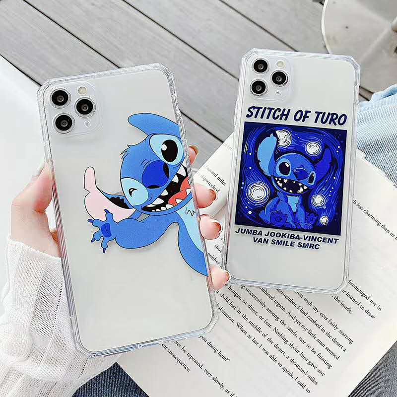Cartoon funny clear shockproof casing for iphone 7 se 2020 8plus x xr ...