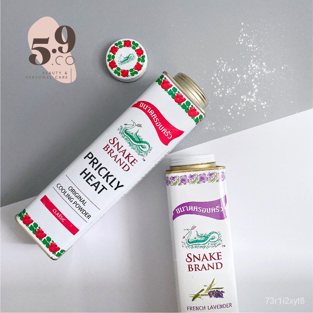 READY STOCK Snake Brand Prickly Heat Cooling Powder 420g Big Size Value ...