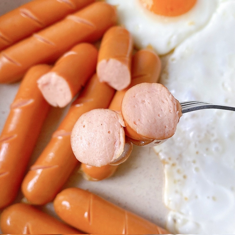 NO.1 SAUSAGE ไส้กรอกหมูกรุบกรอบ ️ หนังกรอบนอก เนื้อนุ่มใน ไม่ผสมแป้ง ...