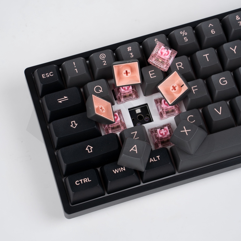 คีย์บอร์ด Akko 3068B Plus BlackPink RGB Bluetooth Wireless Hotswap ...