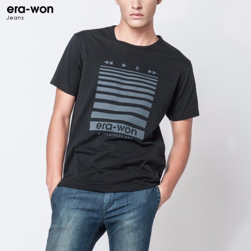 era-won T- Shirt เสื้อยืดคอกลม รุ่น Music สี Black - erawon_official ...