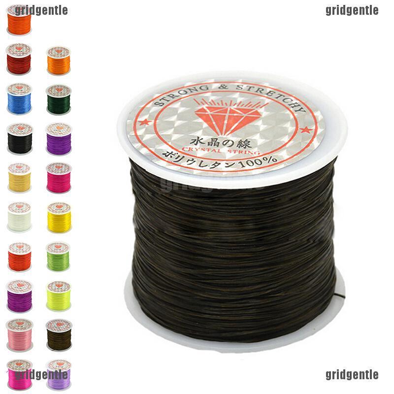 【grid】 0.5MM Crystal Elastic Bead Stretch Thread Cord Jewelry Bracelet ...