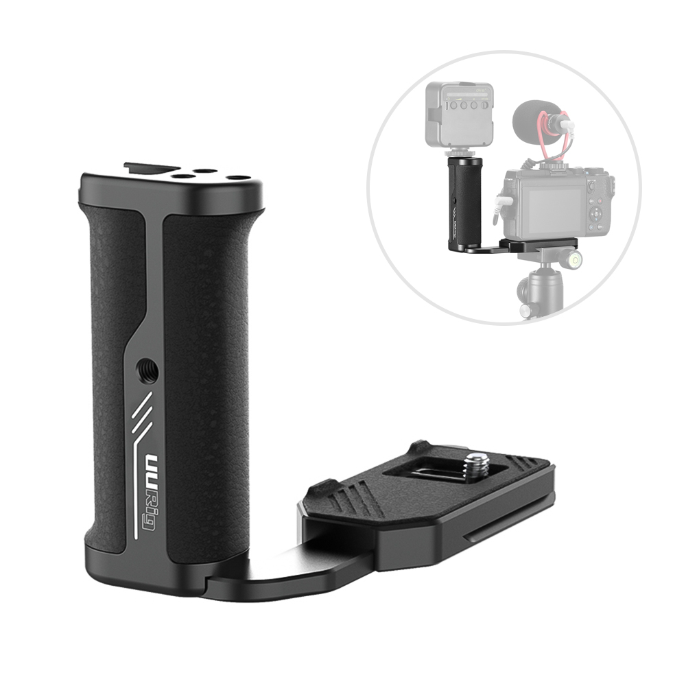 UURig R043 Universal DSLR ILDC Camera Side Handle Left Hand Grip 1/4 ...