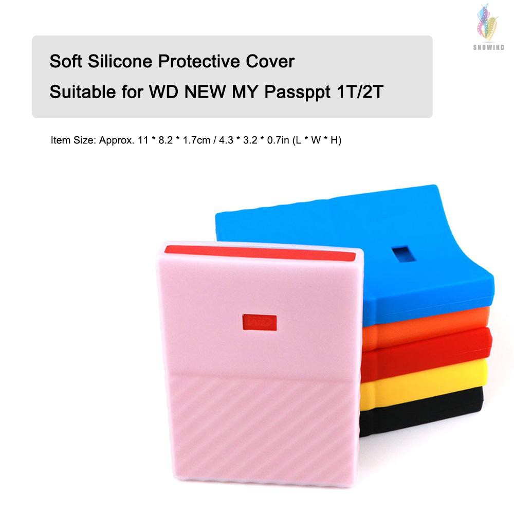 เคสซิลิโคนฮาร์ดดิสก์กันลื่นป้องกันรอยขีดข่วนและกันกระแทกสําหรับ Wd My ...