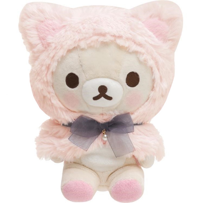 Cute Kawaii Rilakkuma Cosplay Cat Plush Toy Korilakkuma Bear Stuffed ...