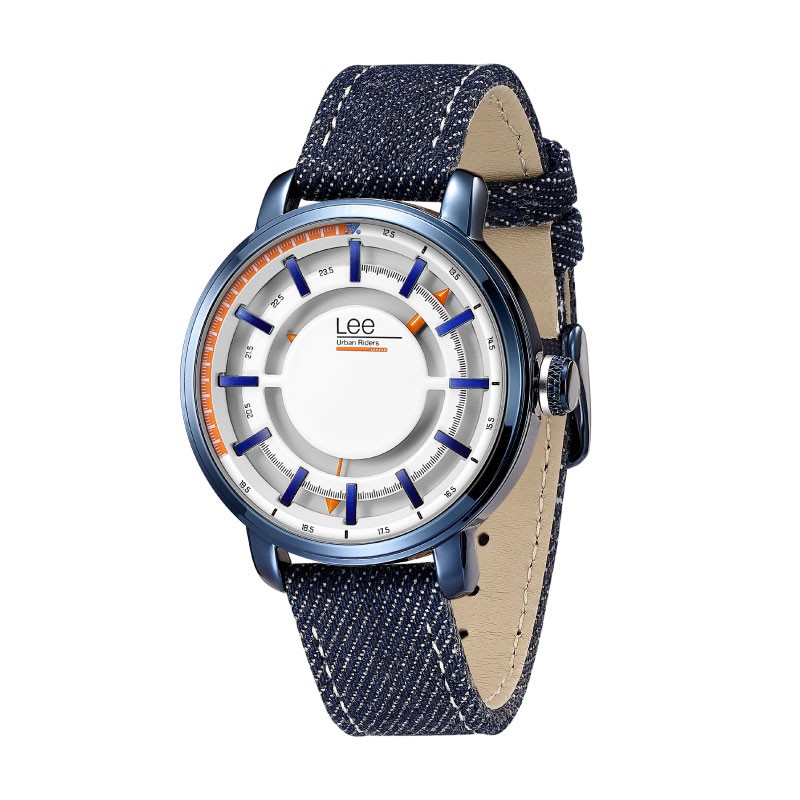 Lee นาฬิกาข้อมือ Metropolitan LEF-F164ALV2-7L แบรนด์แท้ USA สายหนังหุ้ม ...