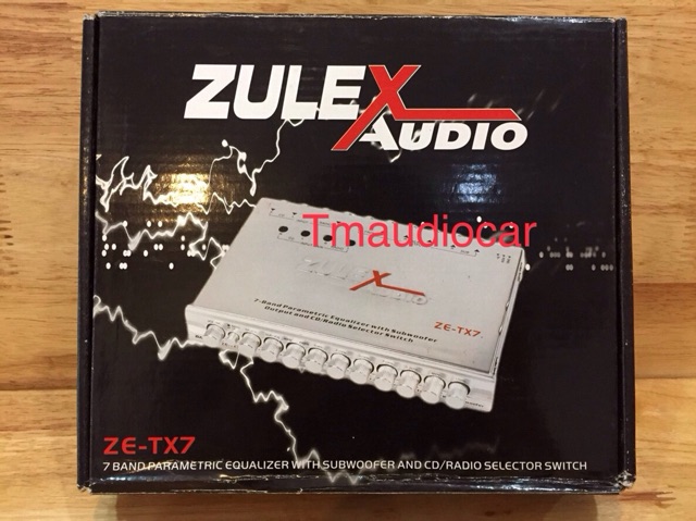 ปรี Zulex-ZE-TX7 7Band(ปุ่มพับเก็บได้) - tmaudiocar - ThaiPick