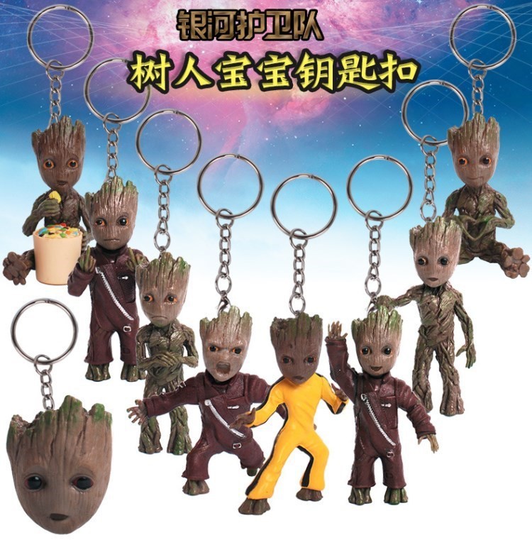 Guardians of the Galaxy Treant Baby Groot พวงกุญแจรูปจี้ Groot รุ่น ...