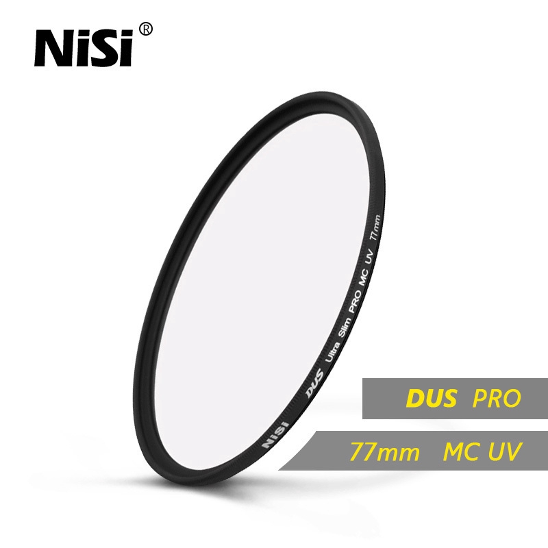 Nisi 77mm MC UV Filter DUS Ultra Slim Professional MC UV Filters Double Sides 12 Layers Multi ...