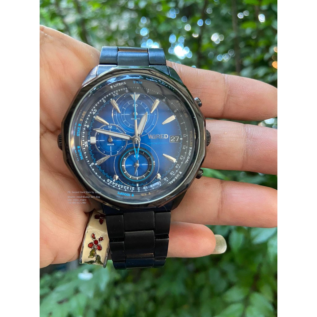นาฬิกา Wired Chronograph by Seiko แท้ Wired by Seiko แท้ | Shopee Thailand