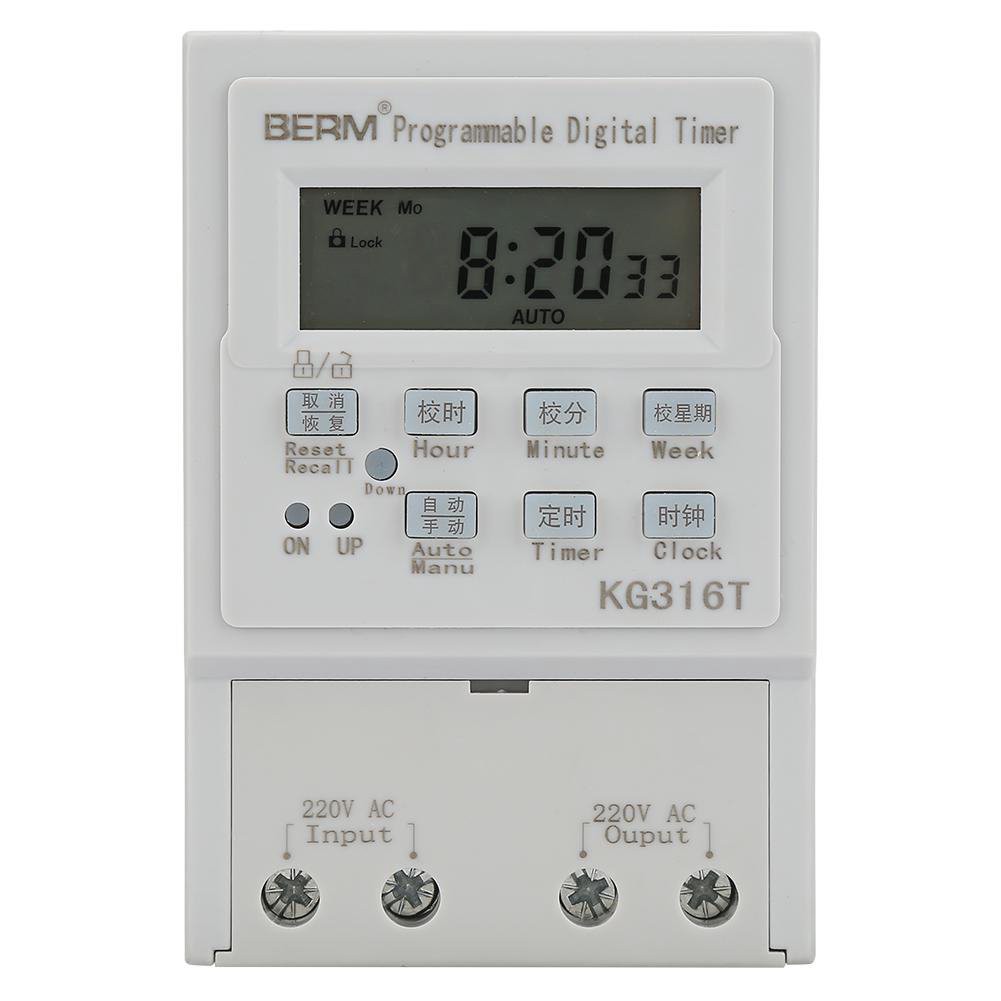 [Ready Stock] AC 220V 1W 25A Digital Timer Switch Programmable Control ...