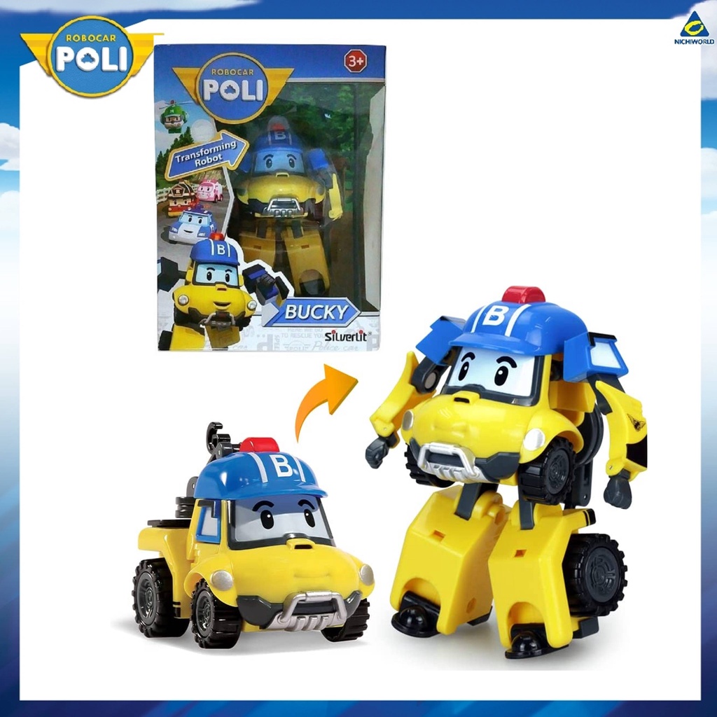 ROBOCAR POLI Transforming Robot Bucky 4 ของเล่นโรโบคาร์โพลี หุ่นยนต์ ...