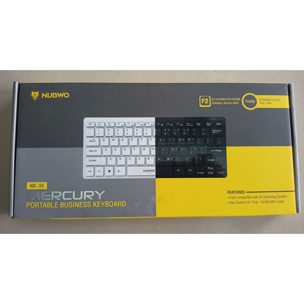 KEYBOARD USB KEYBOARD Mini ยี่ห้อ NUBWO รุ่น NK-35 - ovdtyq_q_8 - ThaiPick