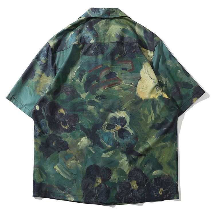 VZVE ผู้ชายเสื้อ G Raffiti สบาย ๆ แฟชั่นเย็นย้อนยุคถุงขนาดใหญ่สะดวกสบาย ...