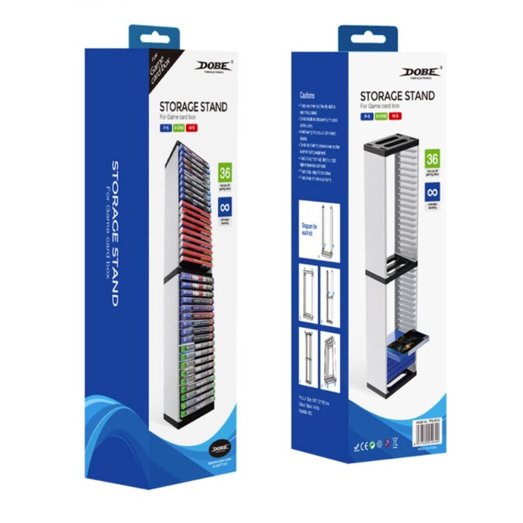 DOBE Storage Stand ชั้นวางแผ่นเกม PS4 PS5 Switch XboxOne - chalarmshop ...