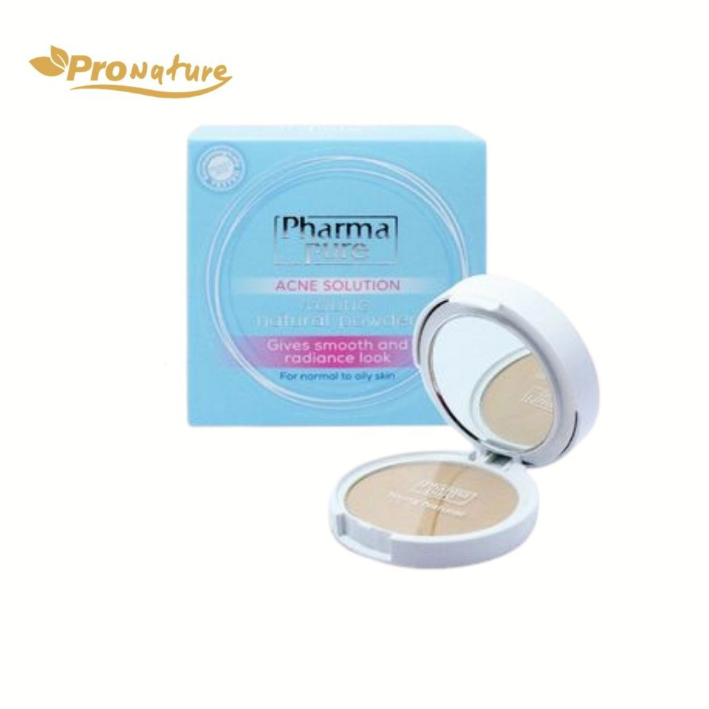 วาสลีน~ Pharma pure acne solution young natural powder แป้งตลับ คุมมัน ...