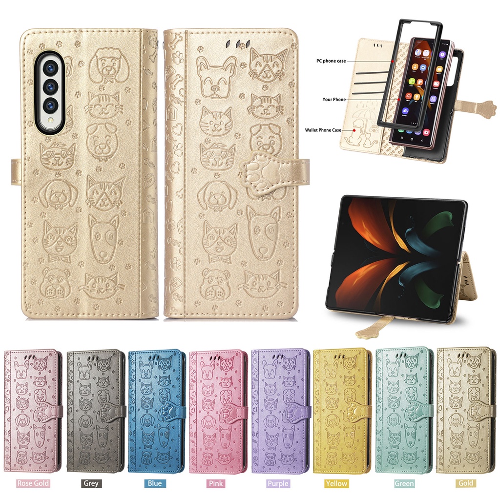 Casing For Samsung Galaxy Z FOLD 2 3 Phone Case Three-dimensional ...