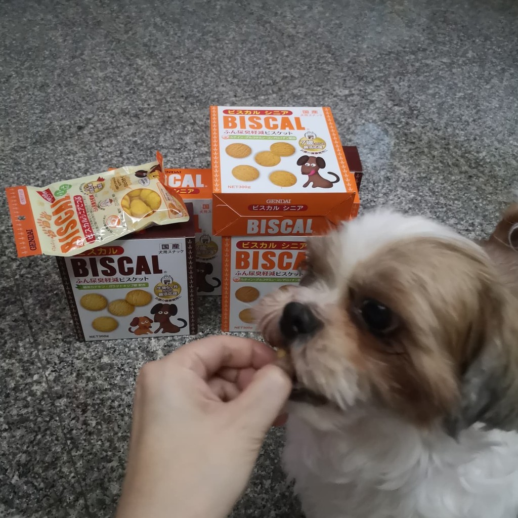 ขนมน้องหมา คุกกี้ลดกลิ่น อึ ฉี่ สุนัข เห็นผลใน 3 - 4 วัน BISCAL (Senior ...
