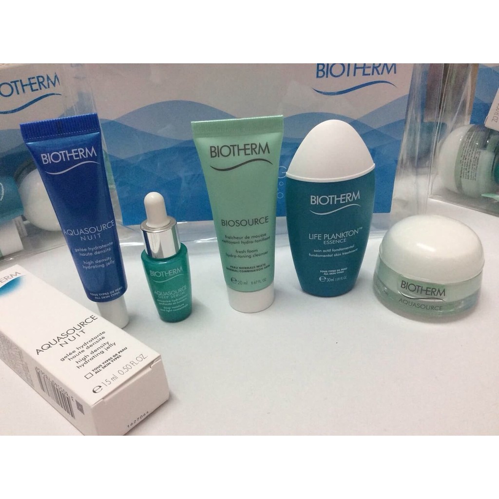 Biotherm Aquasource Nuit Travel Set 5 ชิ้น | Shopee Thailand