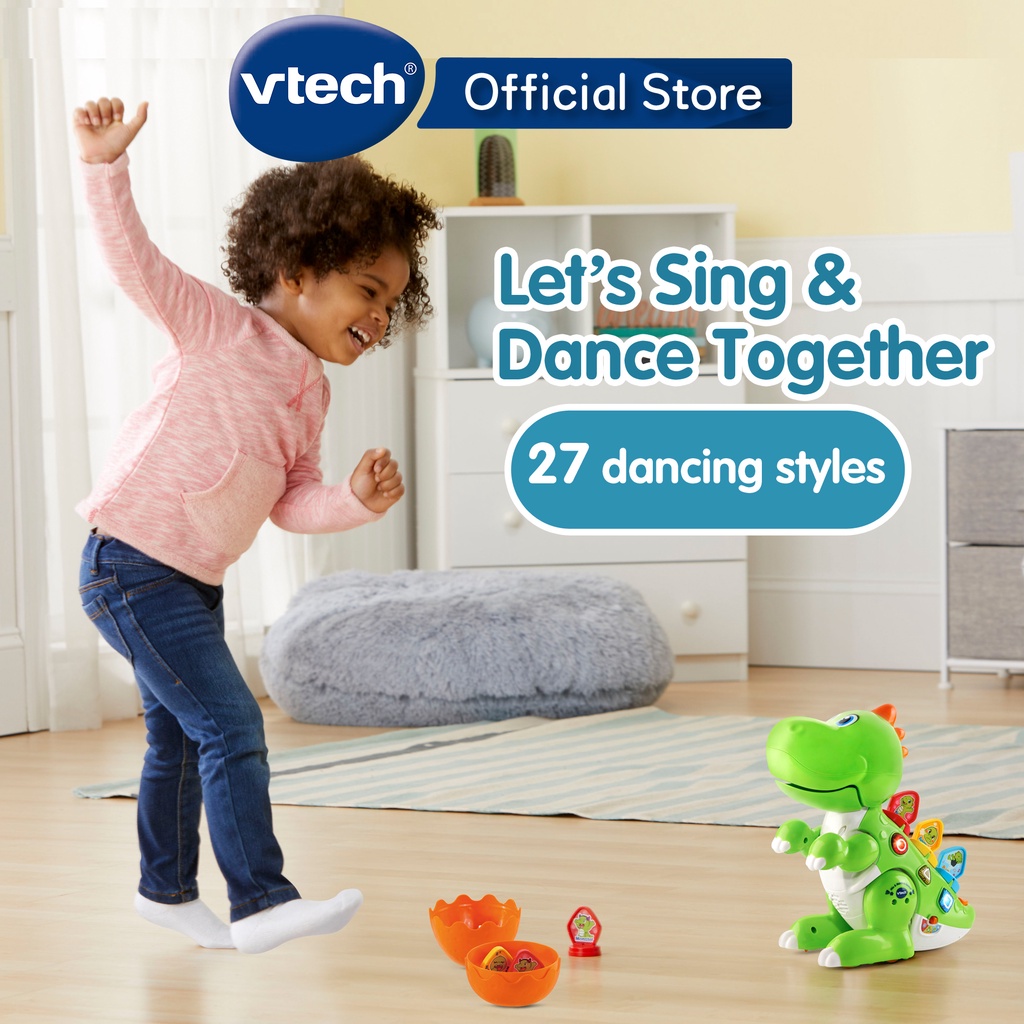 VTech Dancing Emotion Coaching Dinosaur (Mix Match-a-Saurus) Electronic ...