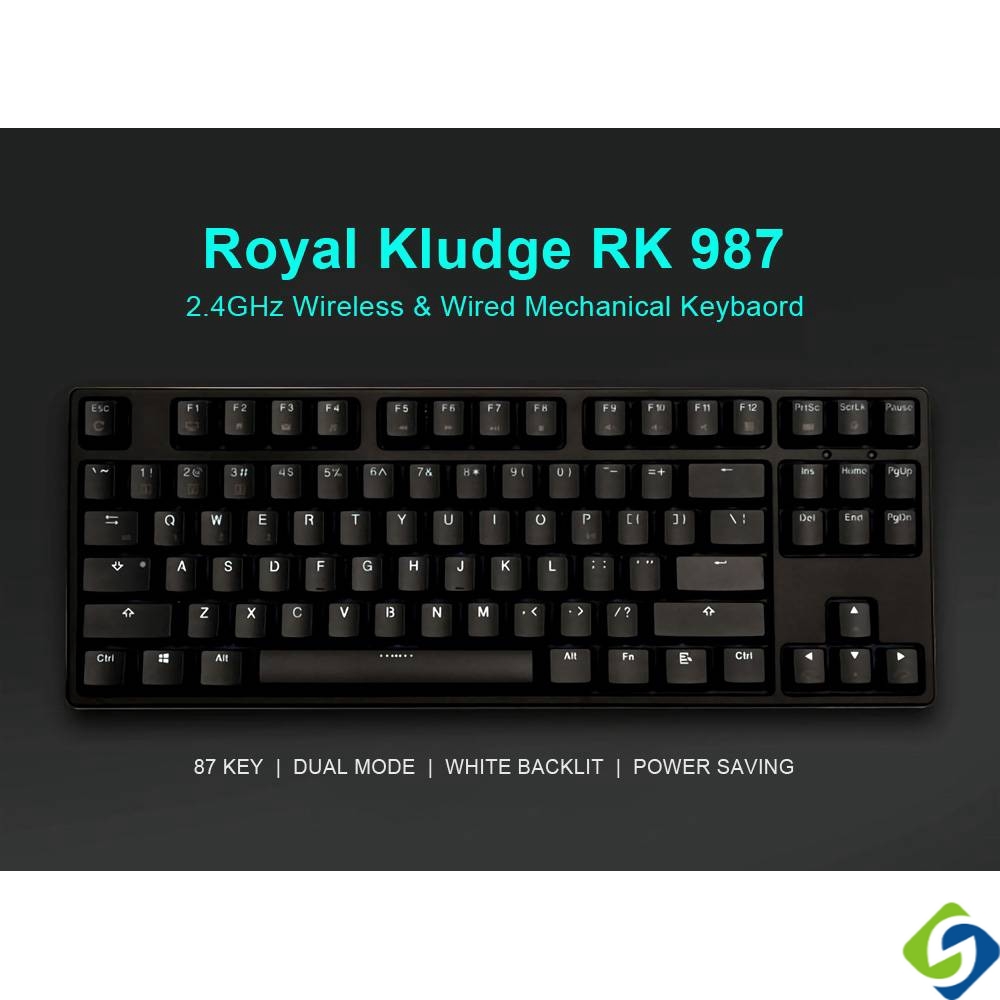Ready Stock! Royal Kludge Sink104 Mechanical Gaming Keyboard Bluetooth ...