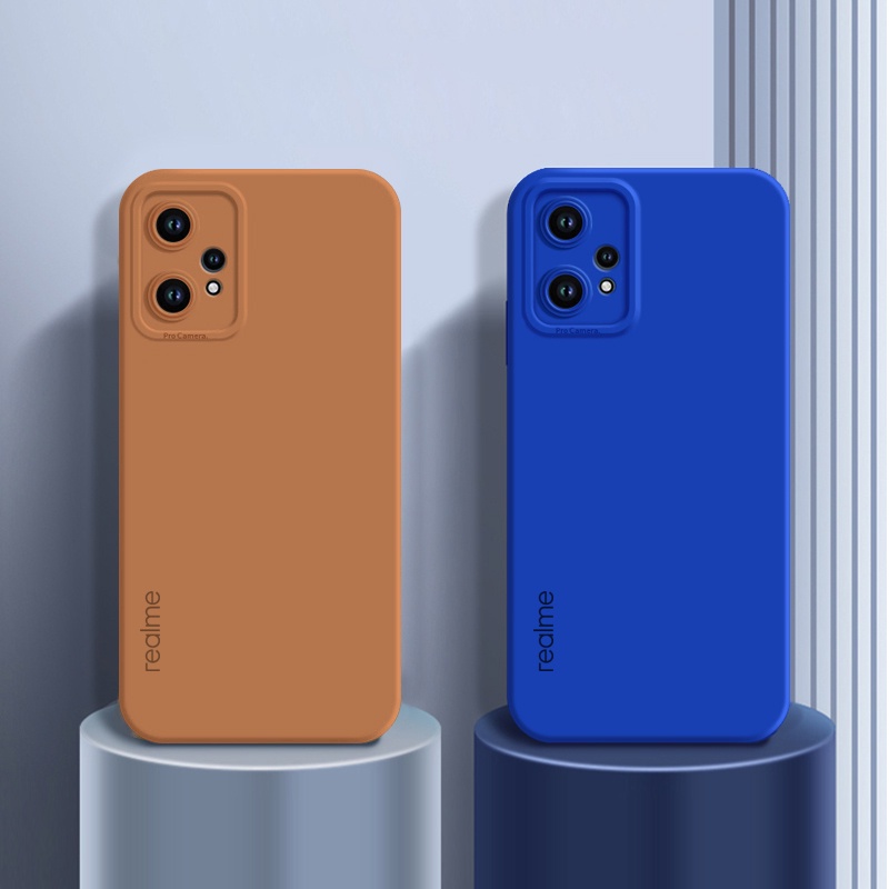 Solid Color Soft Camera Case OPPO Realme 9 Pro Plus 9i C35 C31 V25 ...