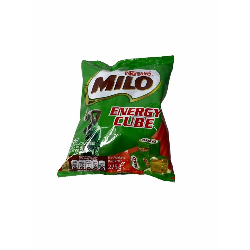 MILO CUBE ไมโลคิวบ์ สินค้านำเข้าจากมาเลเซีย..275g ,100เม็ด 1แพค/บรรจุ ...