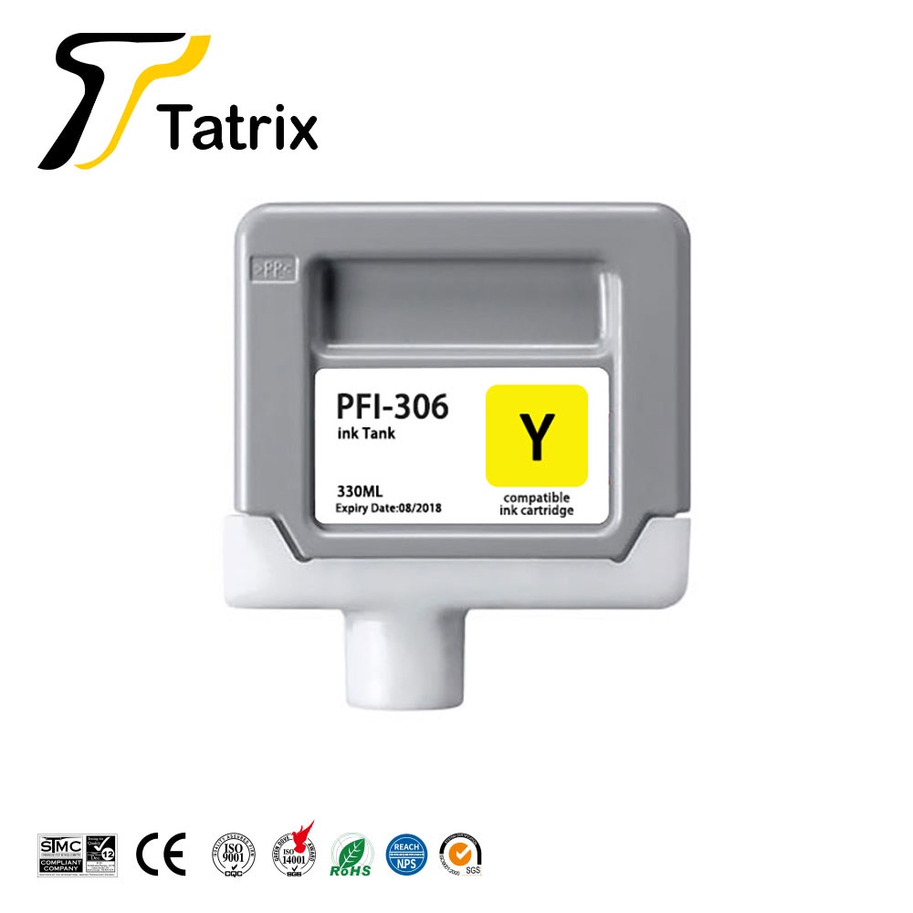 Tatrix PFI-306 330ML Compatible Ink Cartridge With Full Ink For Canon ...