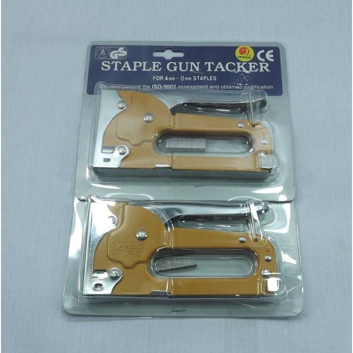 เครื่องยิงบอร์ดเหล็ก GS Staple Gun Tacker พร้อมลูก 1 ถุง | Shopee Thailand