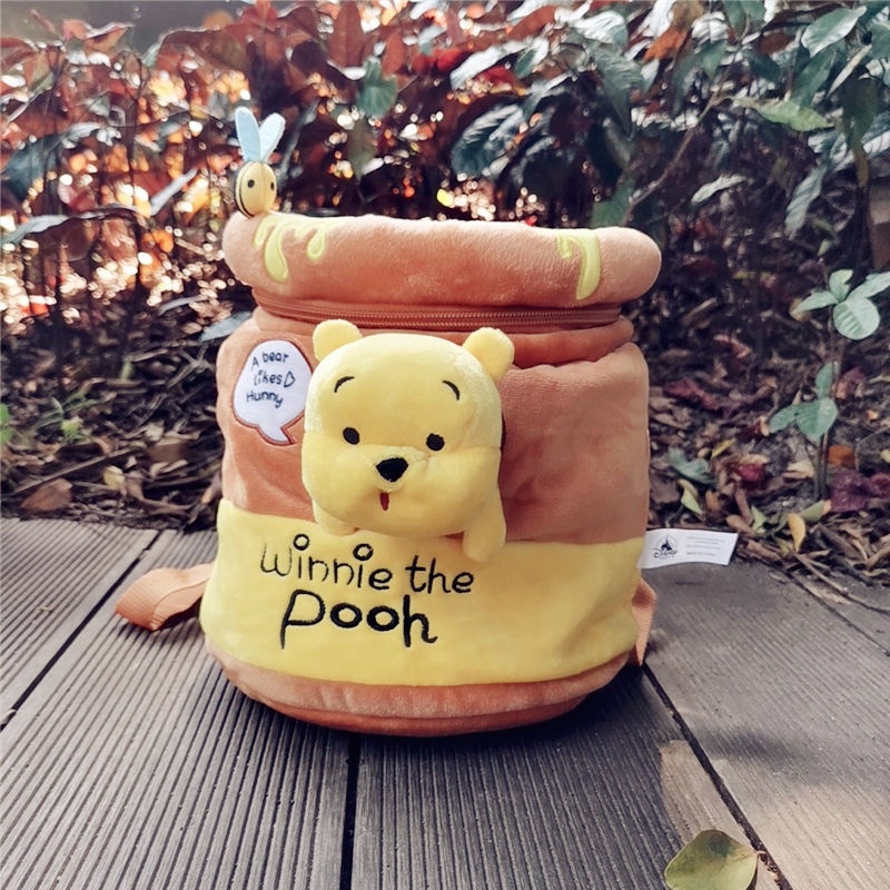 SuperCute Tokyo cute Winnie the Pooh honey pot plush toy cartoon bucket ...