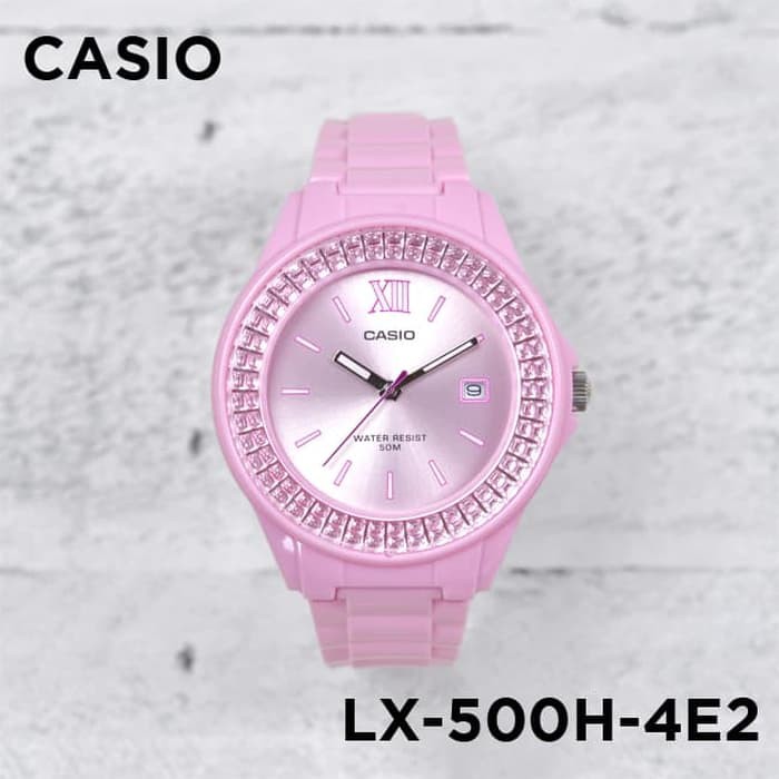 แท้ 100 % Casio ชมพู สุดฮิต LX-500H LX-500H-4E Series ประกัน 1 ปี ...