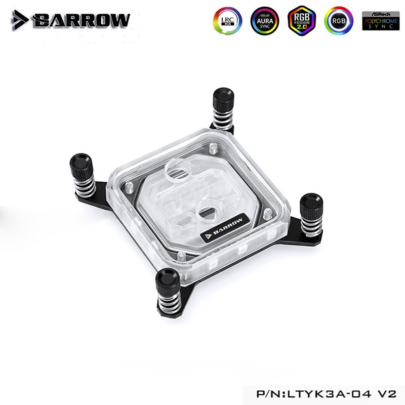Barrow X99/ X299 platform Acrylic Aurora CPU water block black (จัดส่ง ...