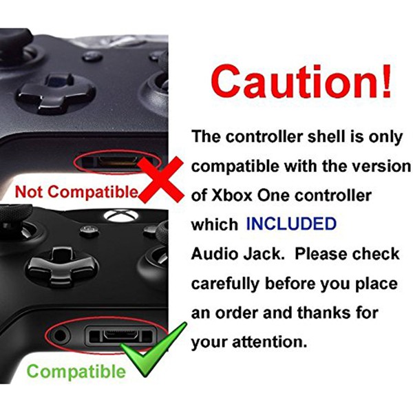 Matte Black Controller Housing Shell Full Set Faceplates Buttons ...