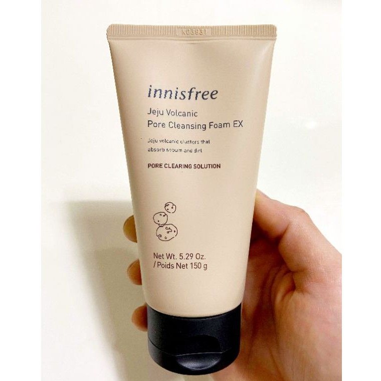 innisfree Jeju volcanic pore cleansing foam EX 150ml. อินนิสฟรี โฟมล้างหน้า โวเคนิค ...