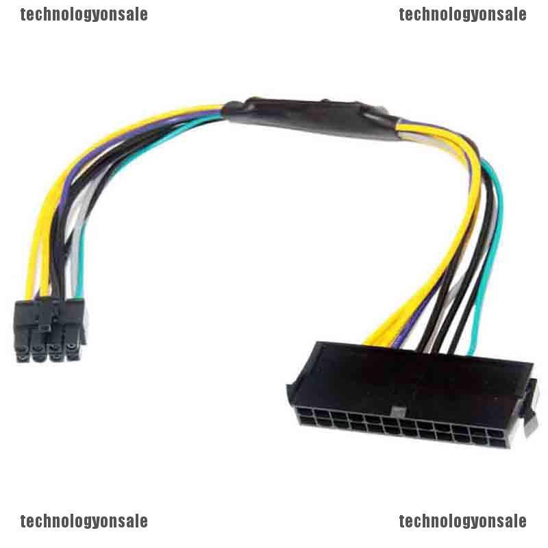 ( Tns ) Tak 24 Pin Female To Dell Optiplex เมนบอร์ด 8 Pin Male อะแดปเต ...