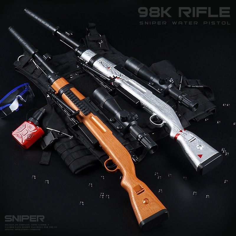 AWM เด็กของเล่น S Niper 98 พันบอยเจไดอยู่รอดปืนสากลรุ่นกินไก่ M24 ปืน ...