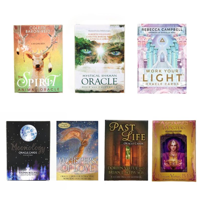 44csset Oracle Guidance Tarot Cards Divination Fate Tarot Deck Board ...