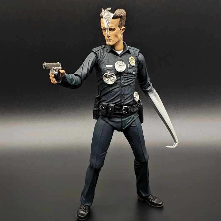 สวยของแท้ Terminator รูปรุ่น Future Warrior 6 T800 ตำรวจ T1000 ...