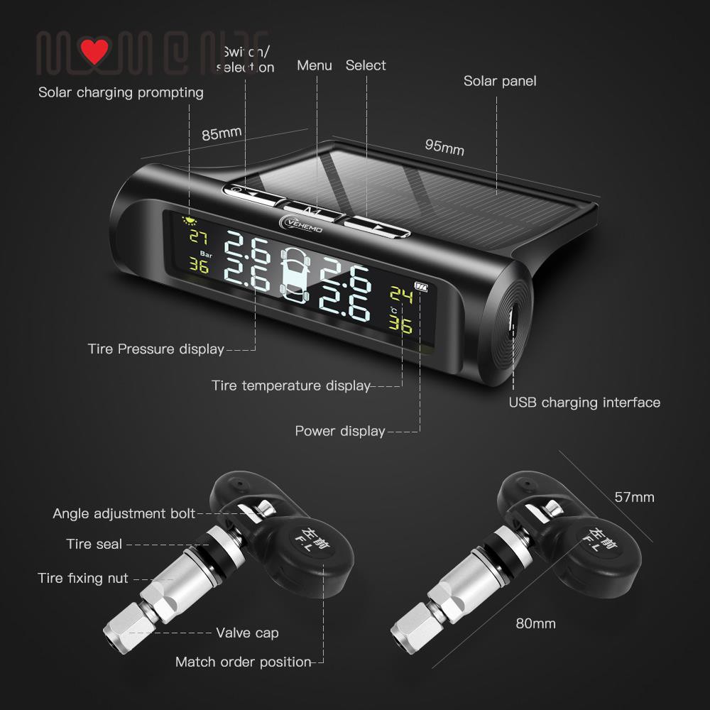 【COD】 Alarm Systems Tire Pressure Alarm Tire Pressure Monitoring System ...